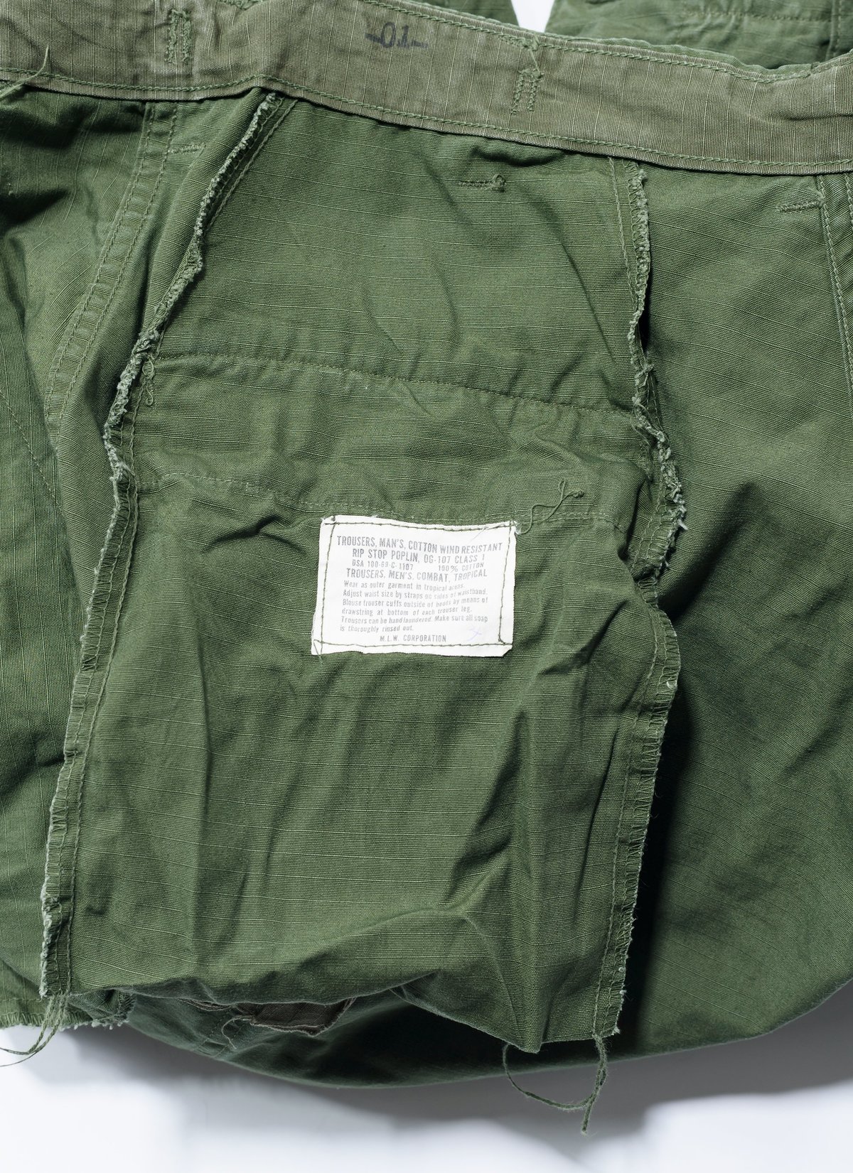 Vintage 1969 Jungle Fatigue Pants | Garmentory