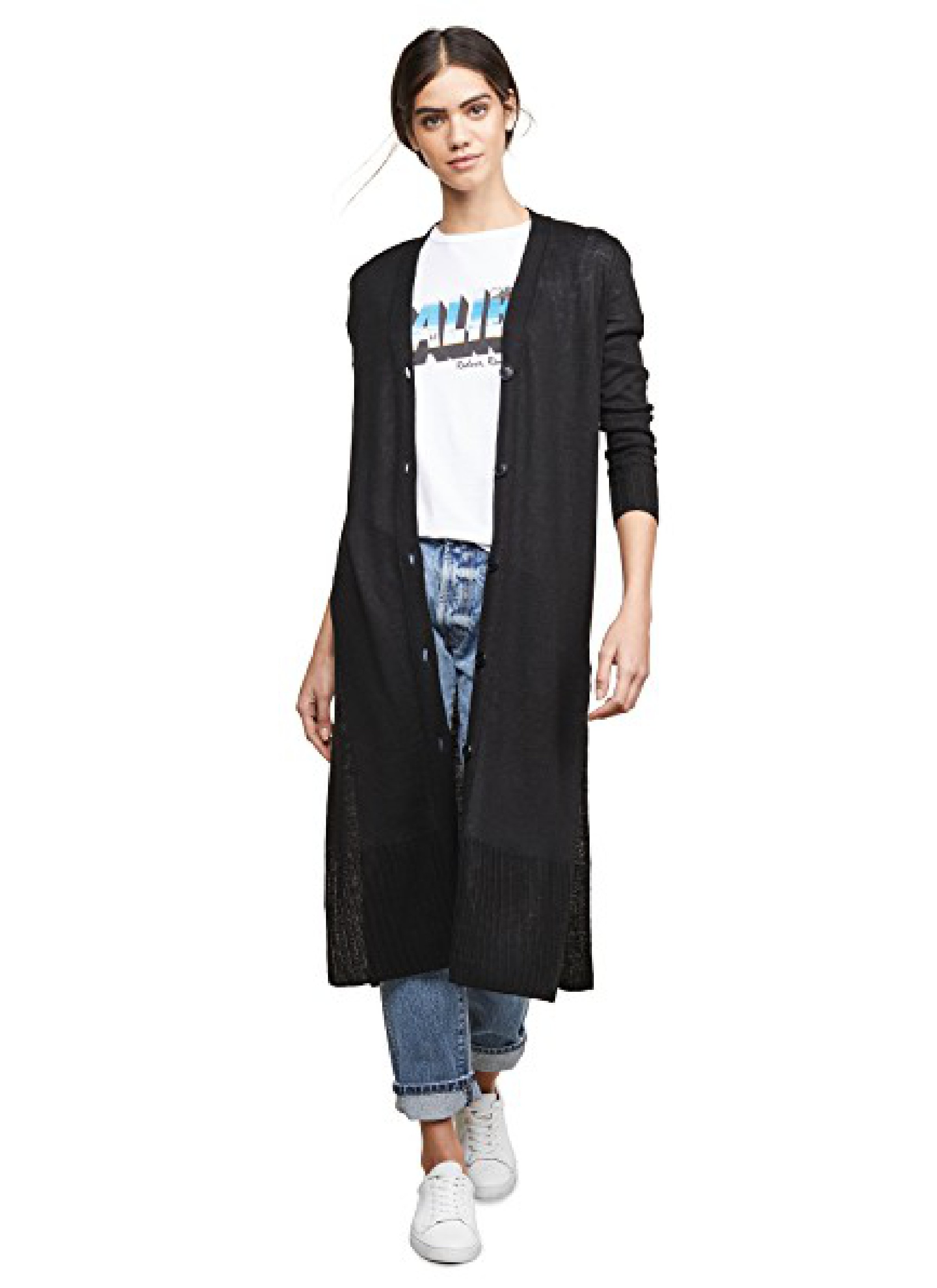 360 Cashmere Morgan Cardigan - Black | Garmentory