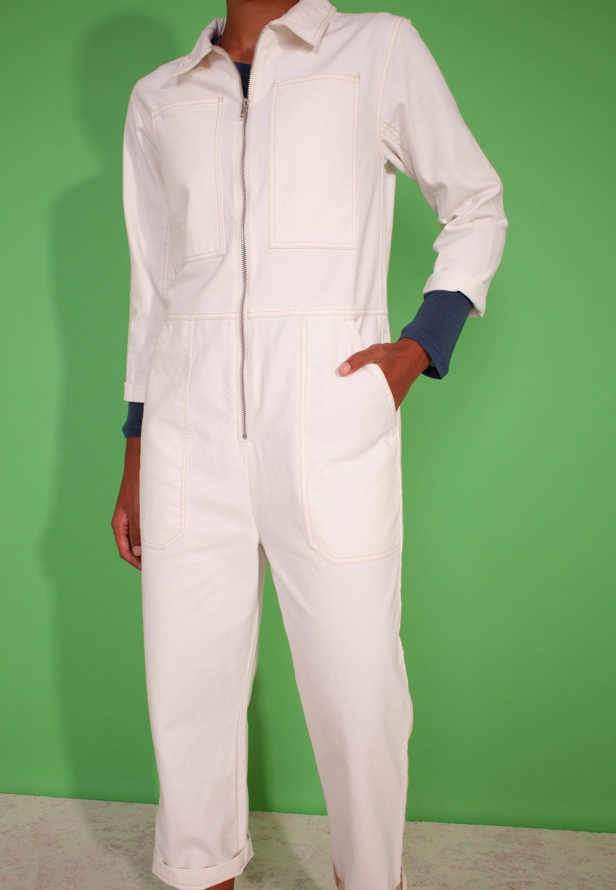 L.F.Markey Dominic Boilersuit - white | Garmentory