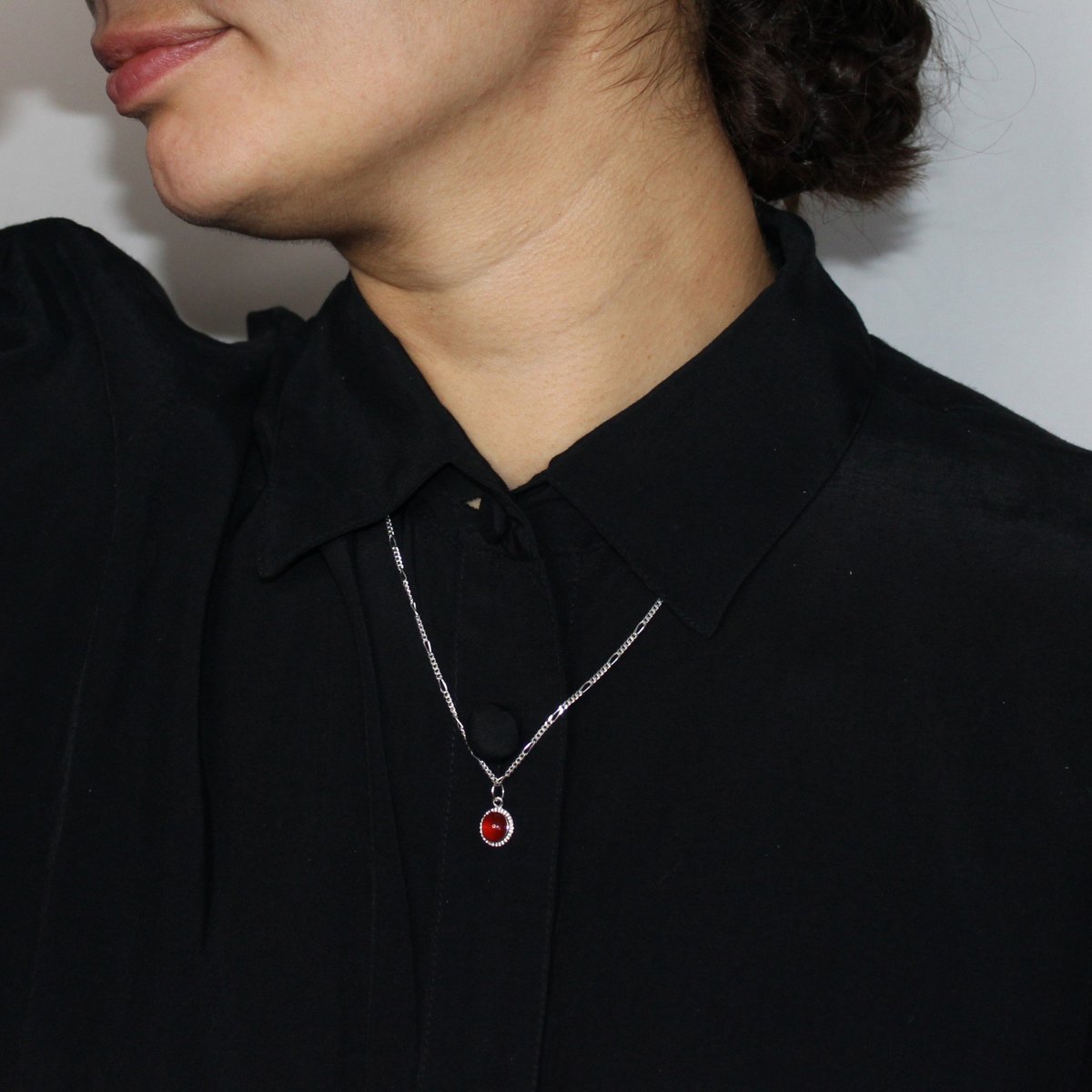 Body Double Angela Necklace - Carnelian/Malachite | Garmentory