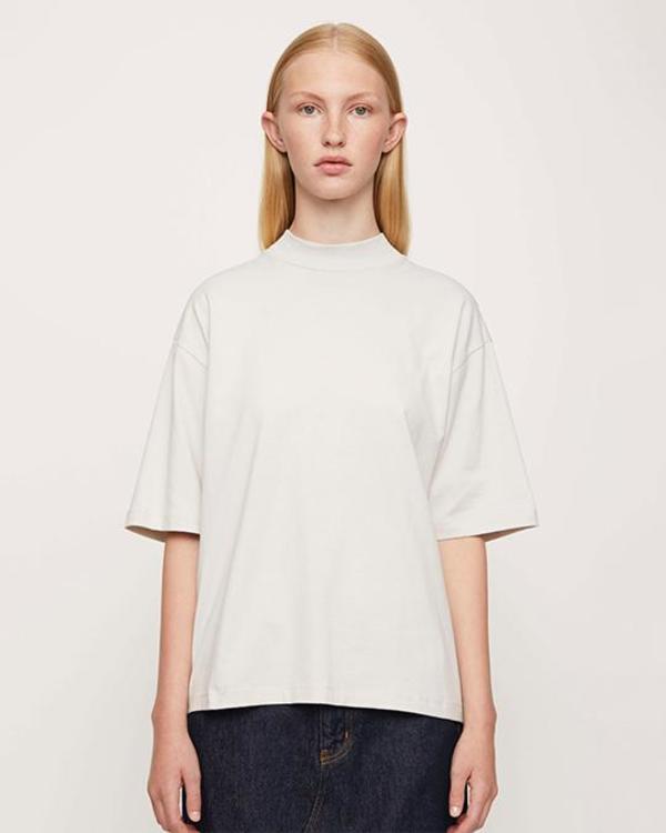 Just Female Hanoi Tee - Ice Grey | Garmentory