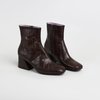 UF DORIC Leather Square Toe Boots - Brown | Garmentory
