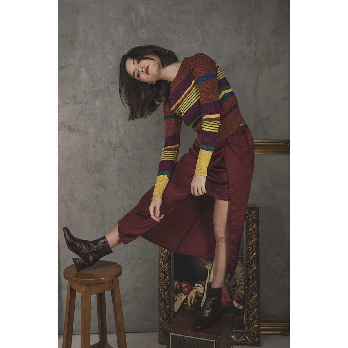 UF DORIC Leather Square Toe Boots - Brown | Garmentory