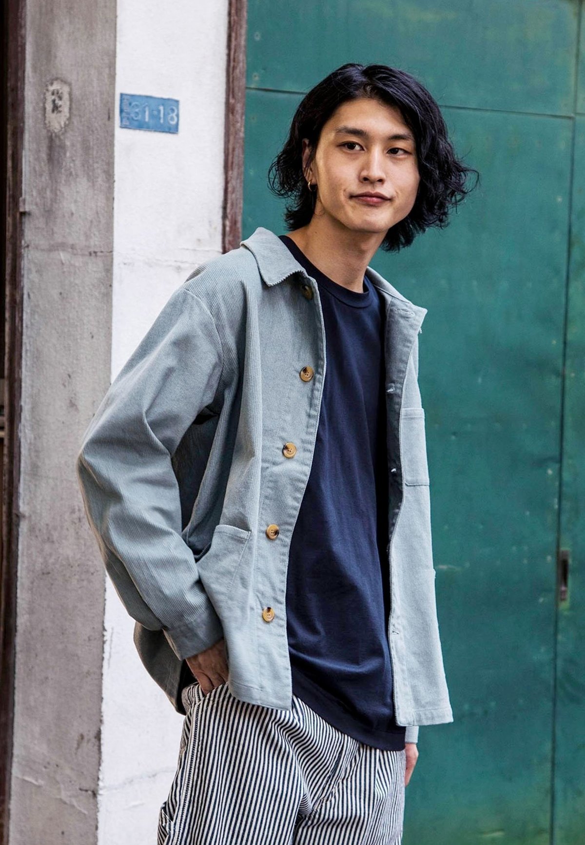 Workware Worker Corduroy Jacket - light green | Garmentory