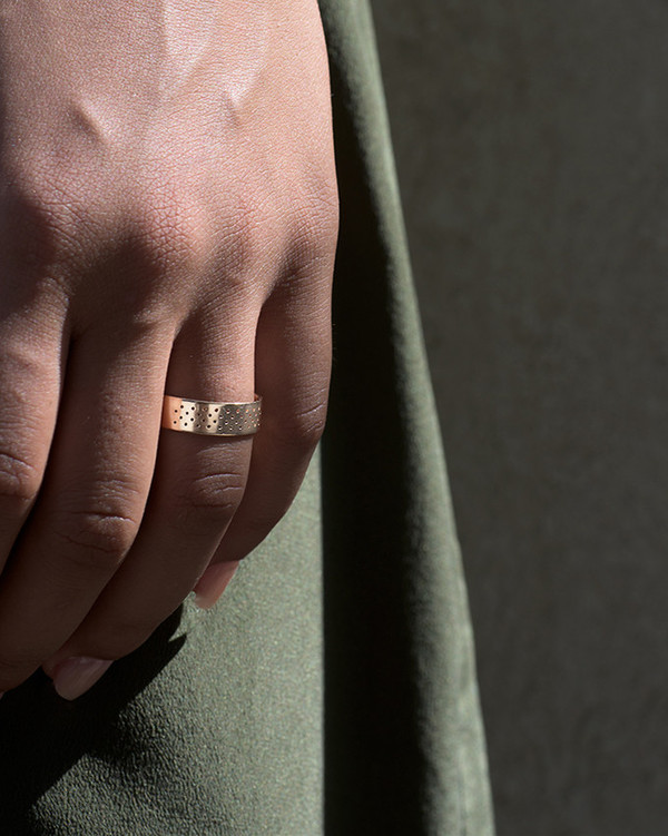 Knobbly Perforated Ring | Garmentory