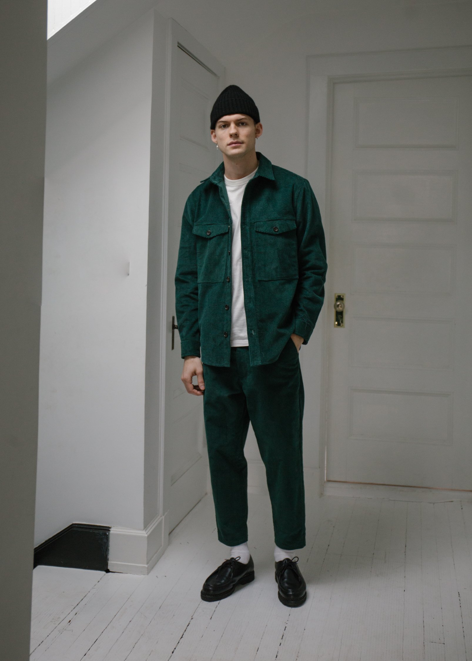 Steven Alan Cobblecord Double Pocket Shirt Jacket - Alpine | Garmentory