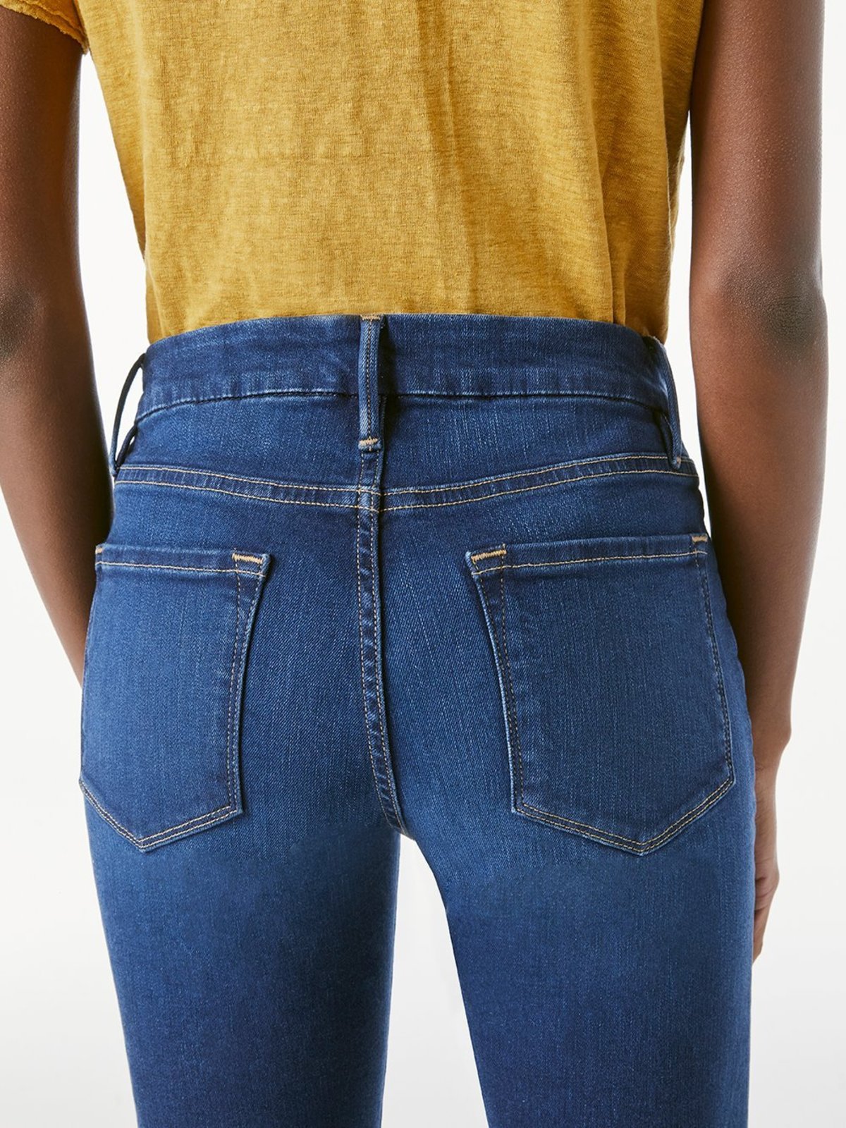 FRAME Denim Le Crop Mini Boot Denim - Cobbert (Sustainable) | Garmentory
