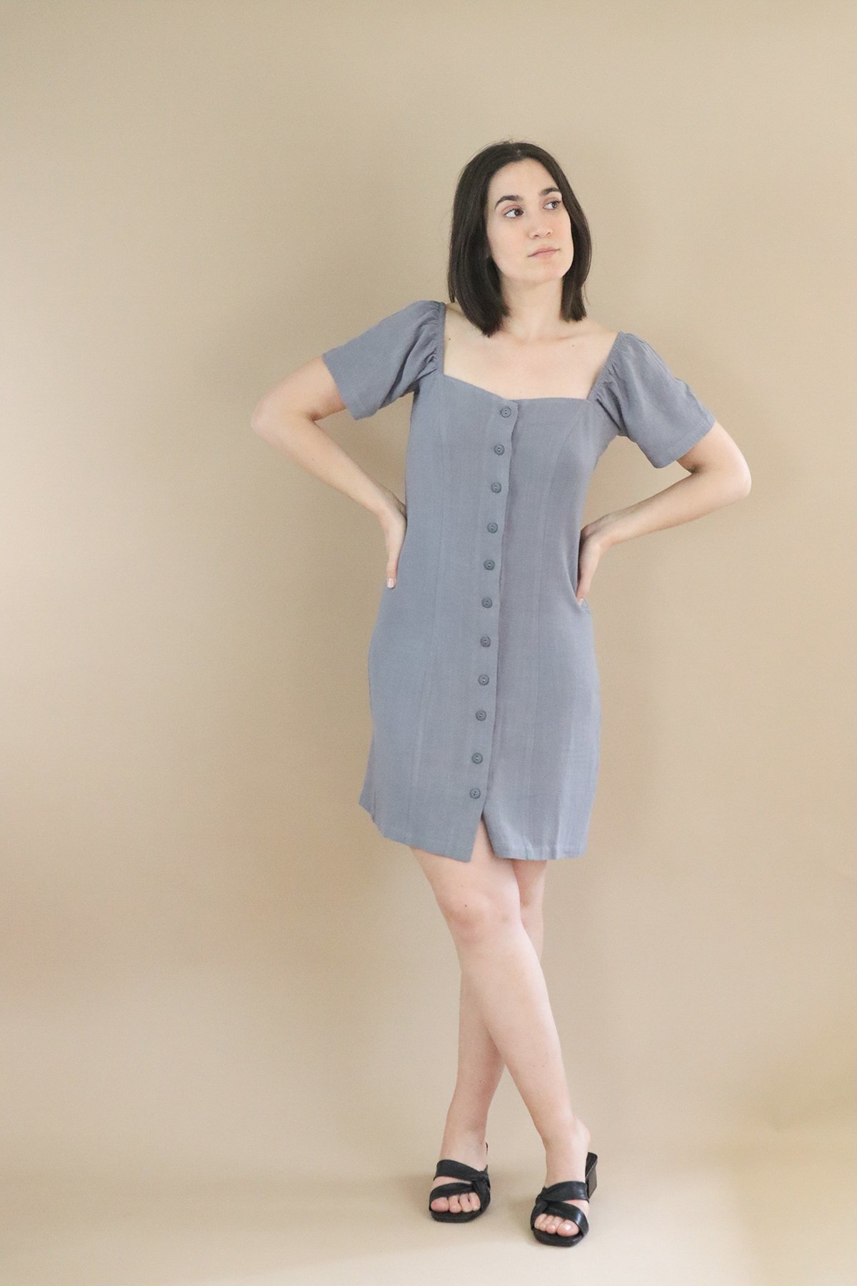 Rita Row Sabina Dress - Grey | Garmentory