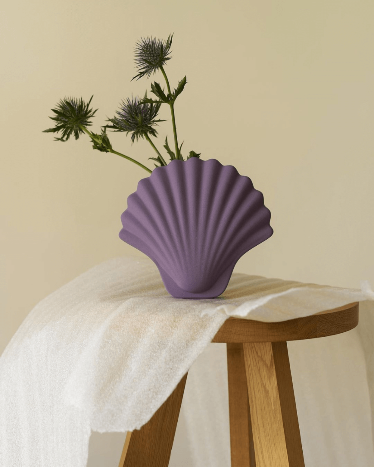 Los Objetos Decorativos Seashell Vase | Garmentory