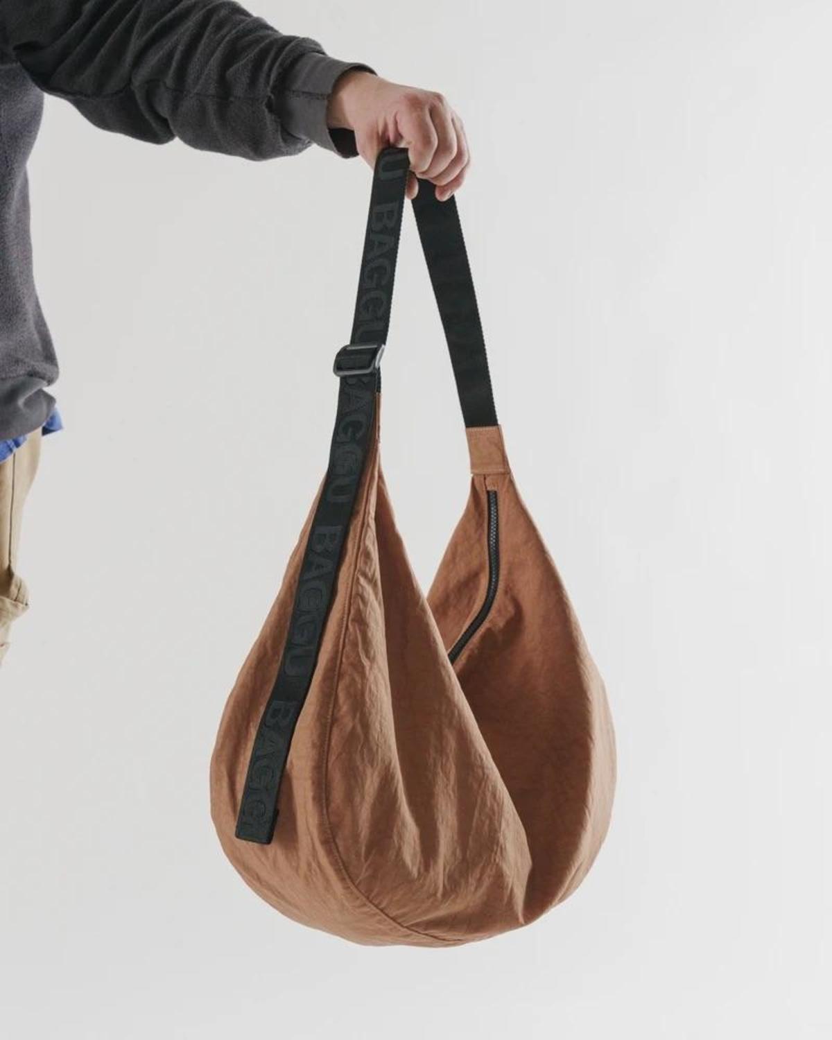 BAGGU Large Nylon Crescent Bag - Pinto | Garmentory