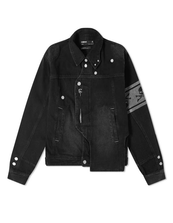 Mastermind x C2H4 Asymmetrical Denim Jacket | Garmentory