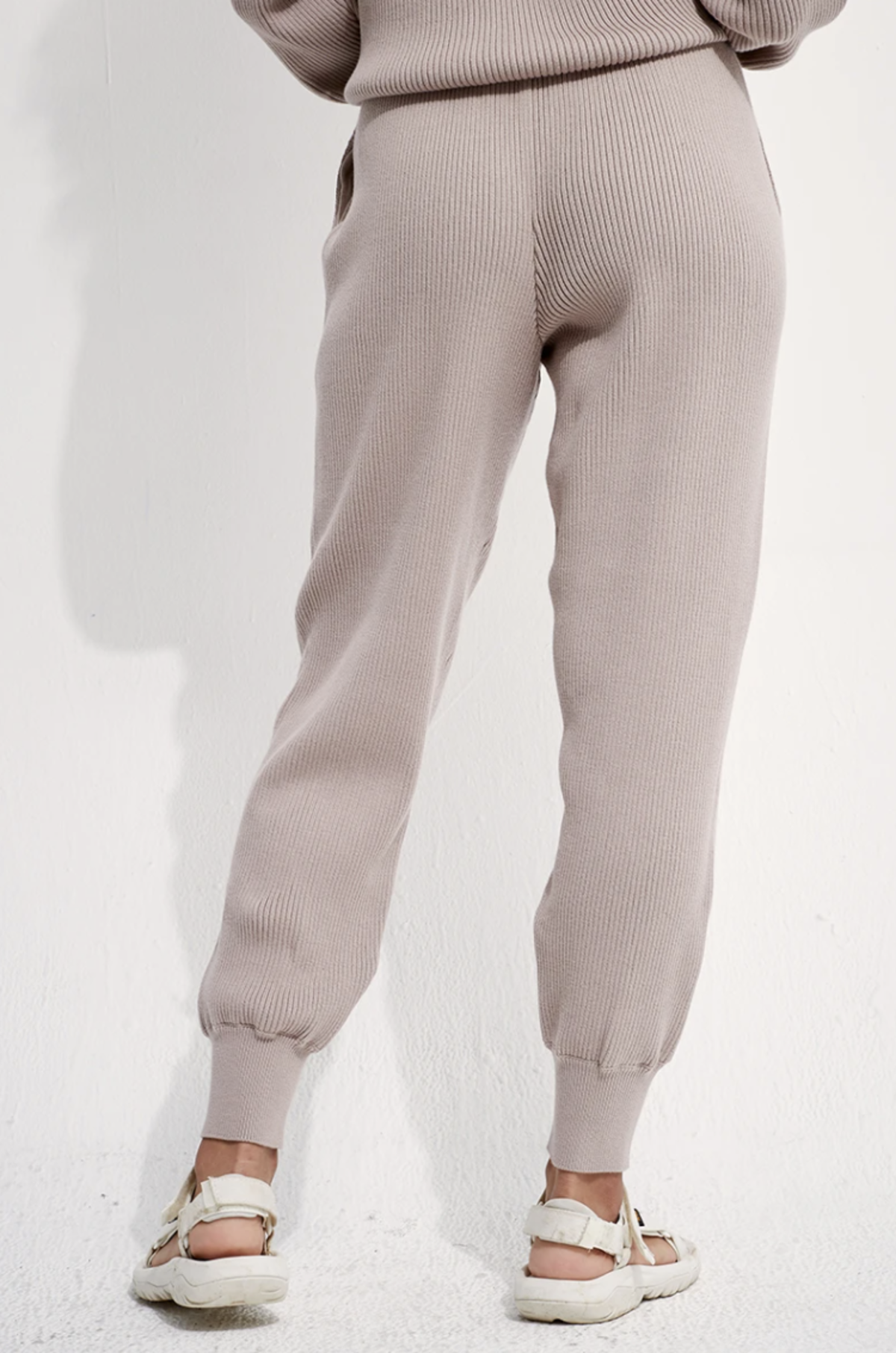 back beat rags Organic Cotton Surf Jogger pants - Mushroom | Garmentory
