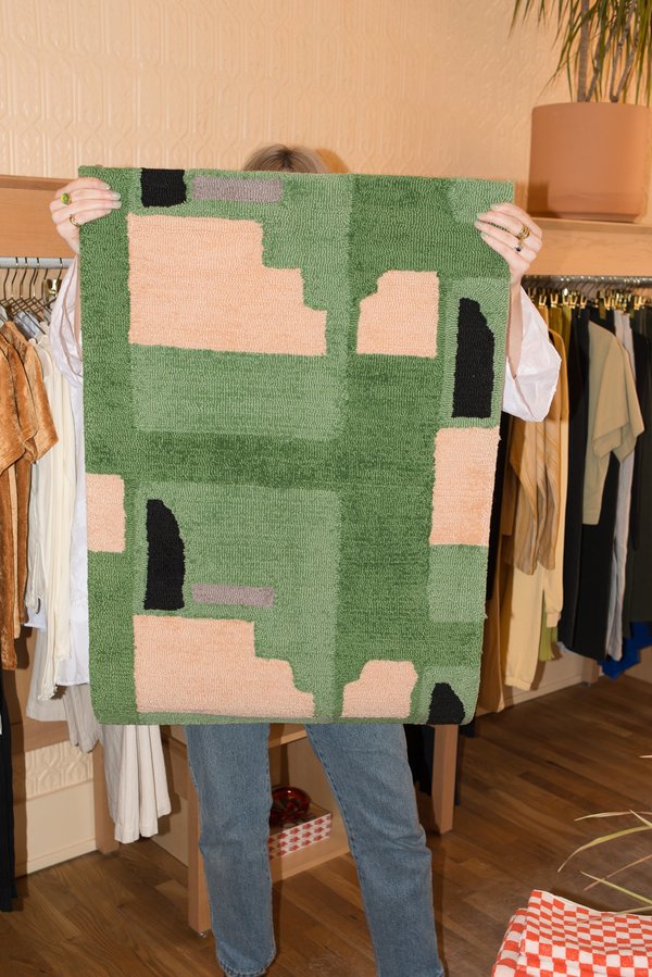 Cold Picnic Purple Noon Rug | Garmentory