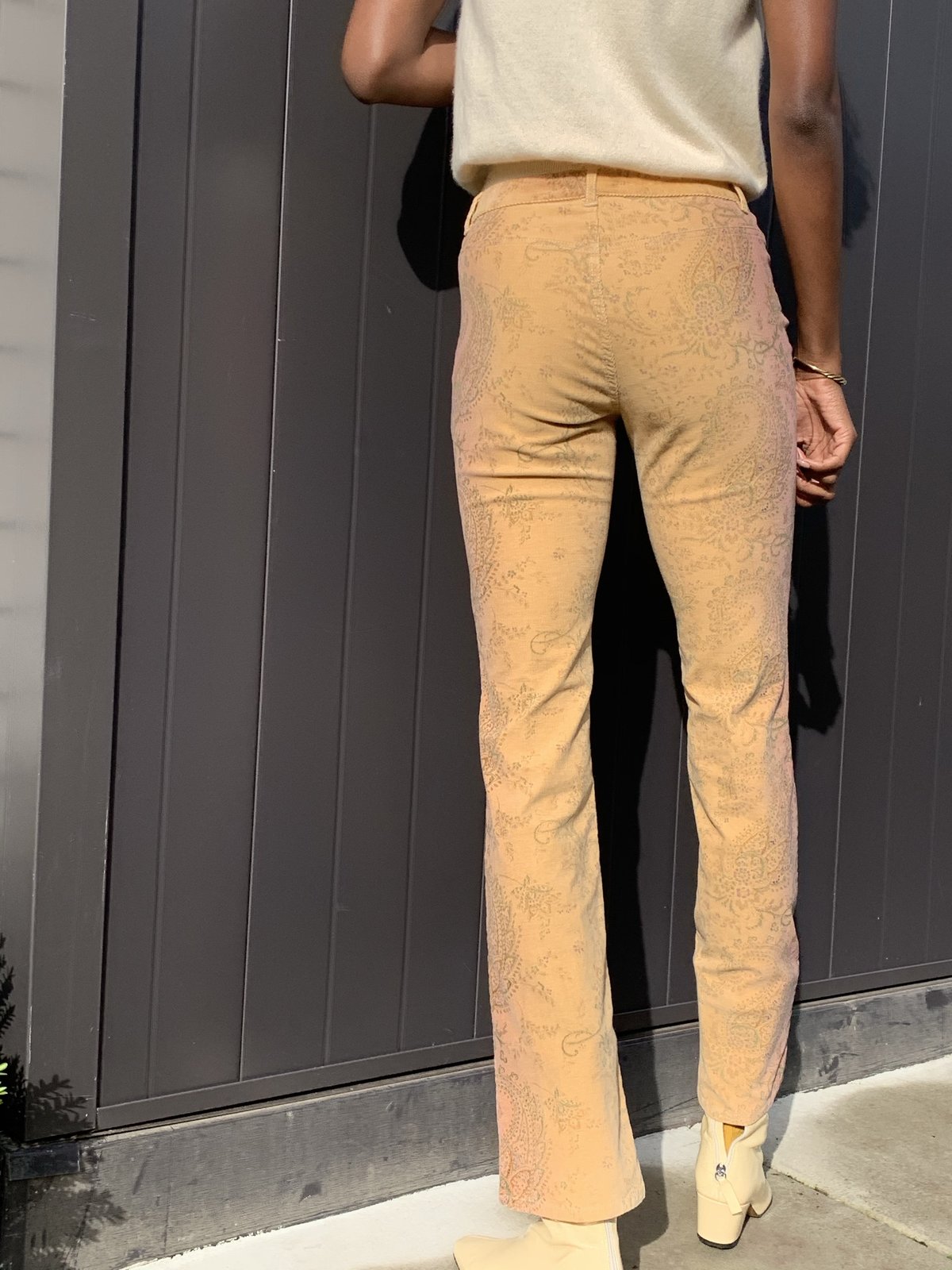 Vintage Y2K Paisley Corduroy Pants | Garmentory