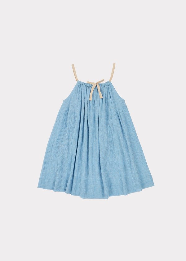 Cone Fish Dress, Blue Microcheck | Garmentory