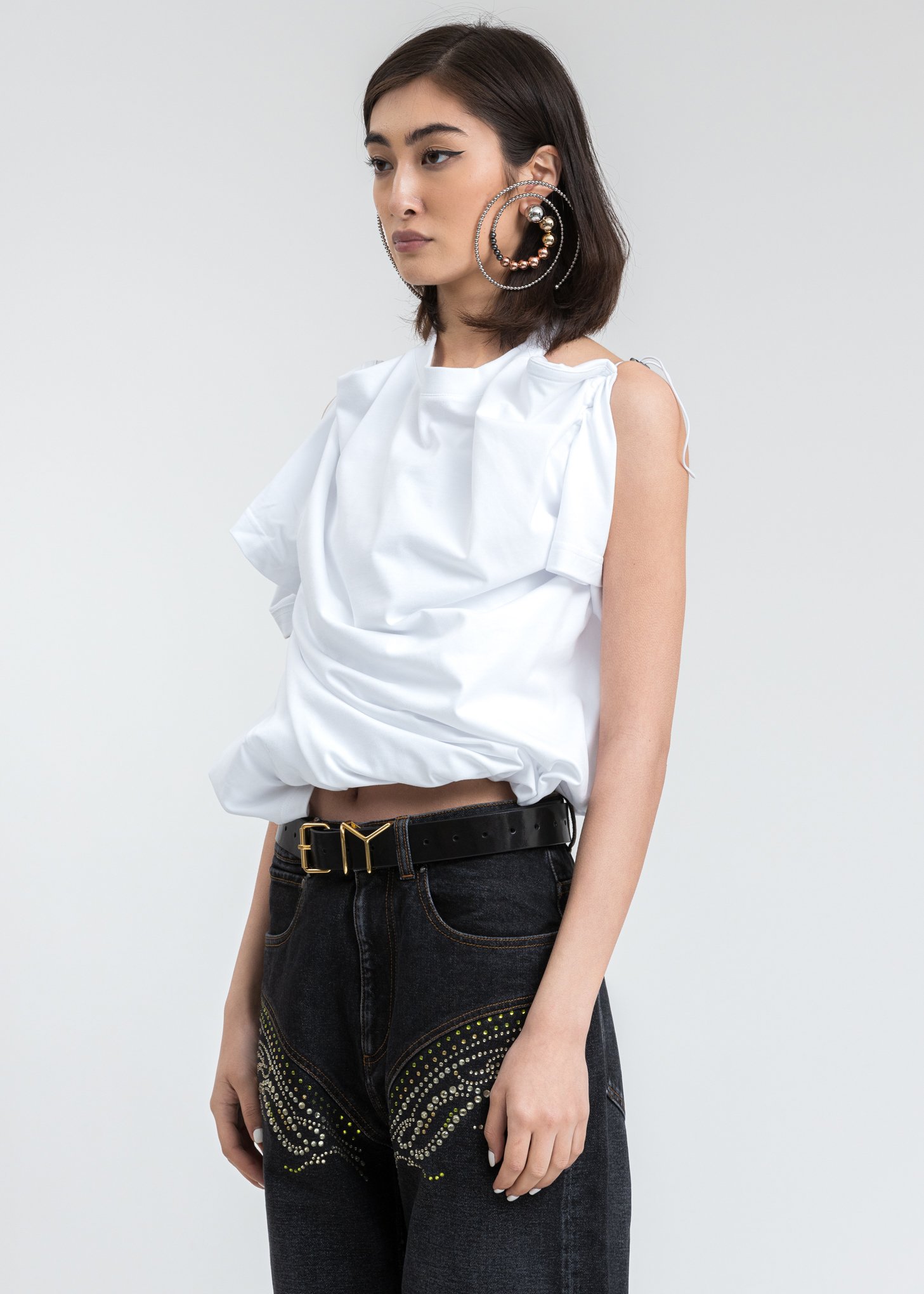 Y/project Convertible T-Shirt - White | Garmentory