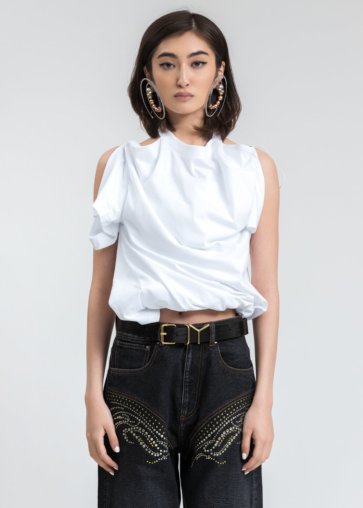 Y/project Convertible T-Shirt - White | Garmentory