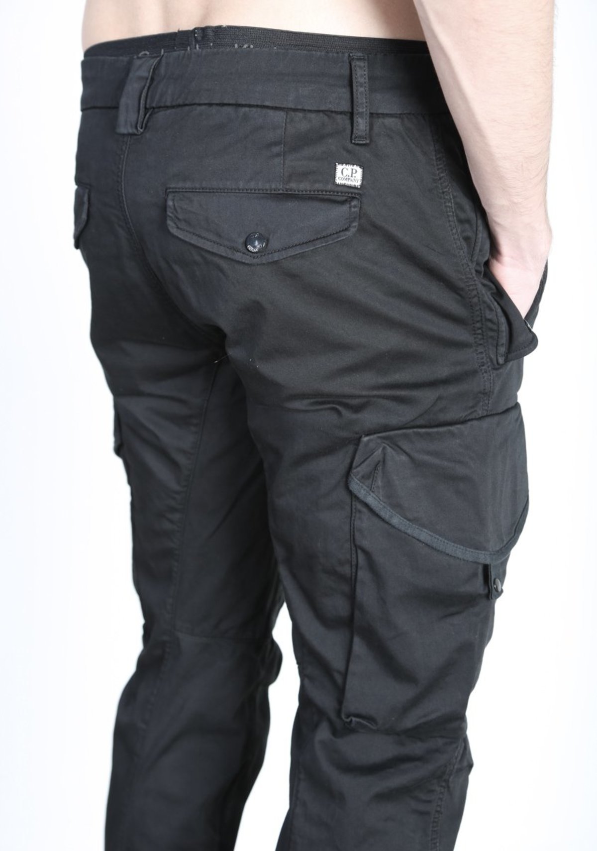 C.P. Company CARGO PANT - BLACK | Garmentory