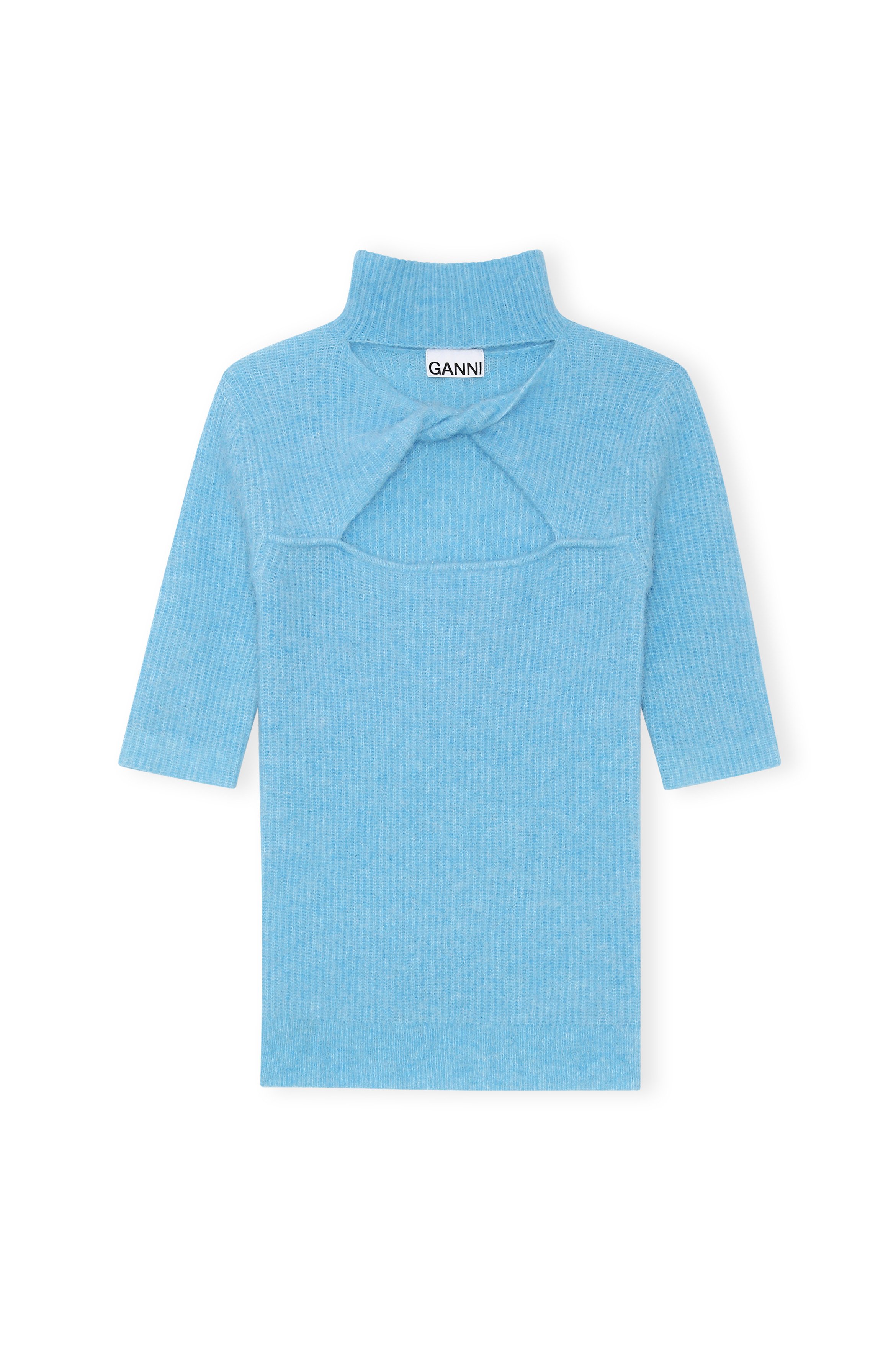 Ganni Soft Wool Knit Sweater - Bachelor Blue | Garmentory
