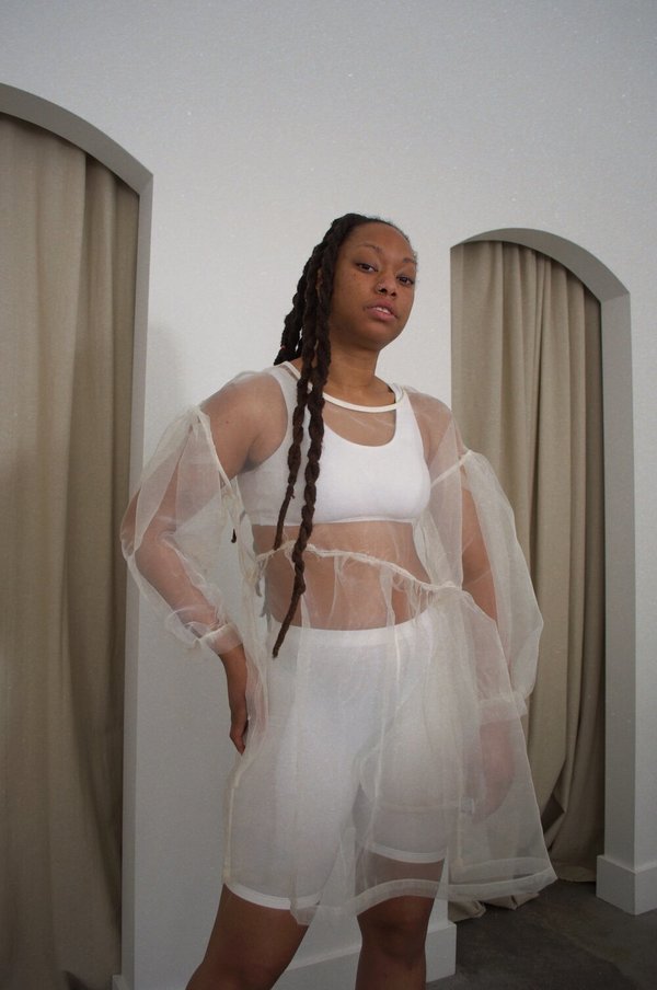 Et Tigre Jayme sheer short Dress | Garmentory