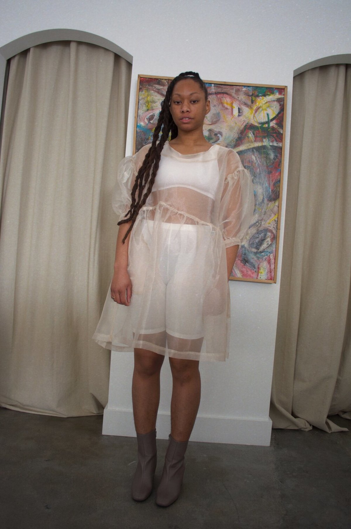 Et Tigre Jayme sheer short Dress | Garmentory