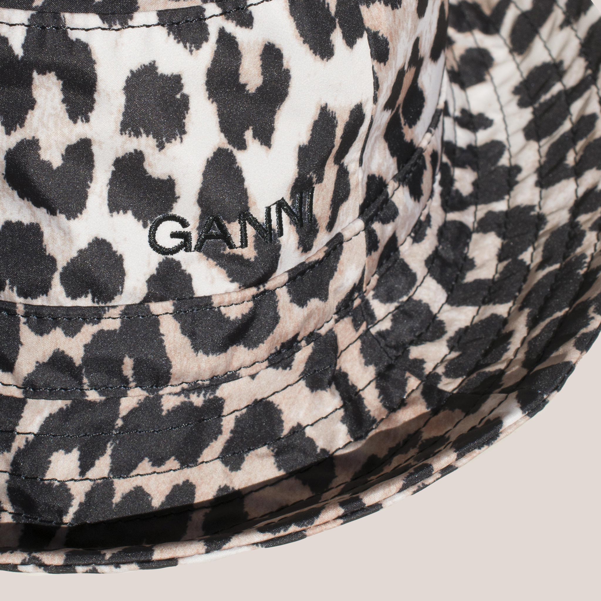 Ganni Bucket Hat - Leopard | Garmentory