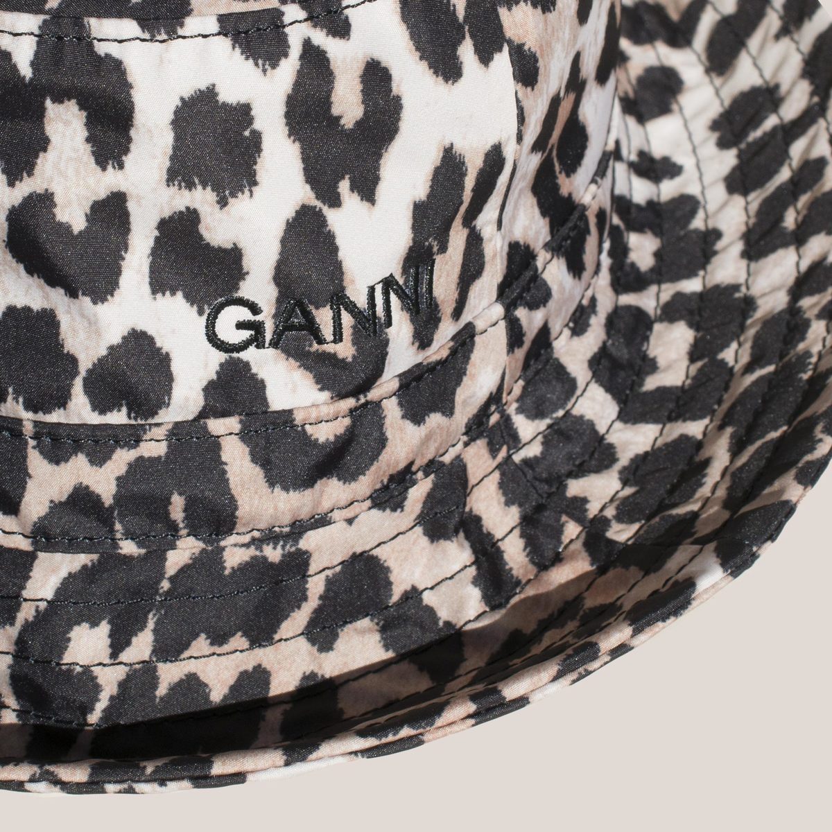 Ganni Bucket Hat - Leopard | Garmentory