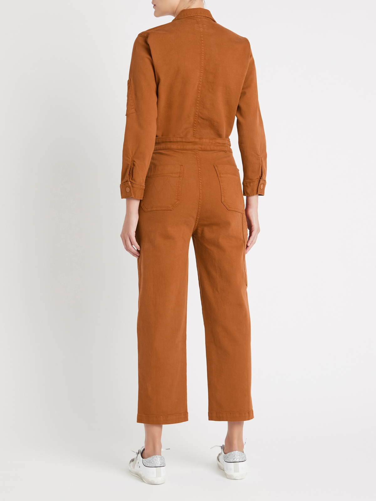 Mother Denim The Fixer Jumpsuit - Tan | Garmentory
