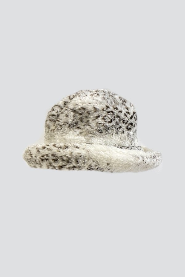 Vintage Faux Snow Hat - Leopard | Garmentory