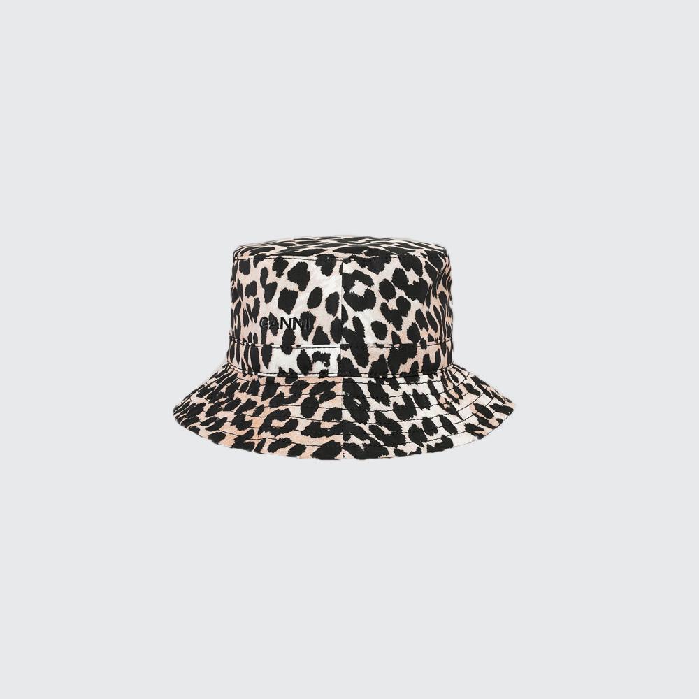 Ganni Bucket Hat - LEOPARD | Garmentory