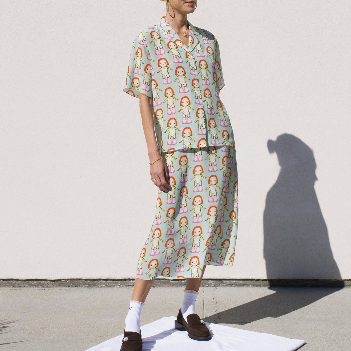 Sandy Liang Chan Chan Skirt - Margot Mint | Garmentory