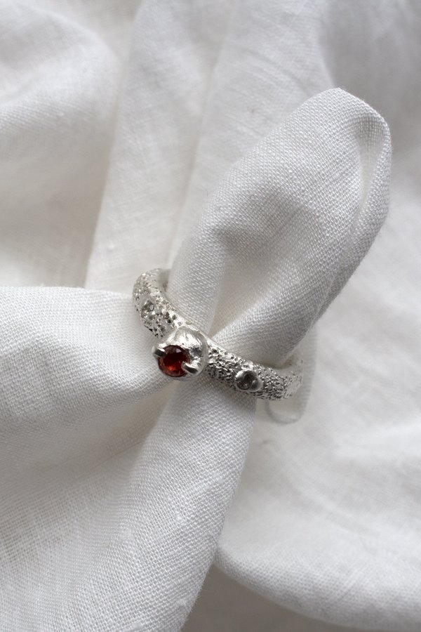 Dangerous Goods Spike Stacker Ring - sterling silver | Garmentory