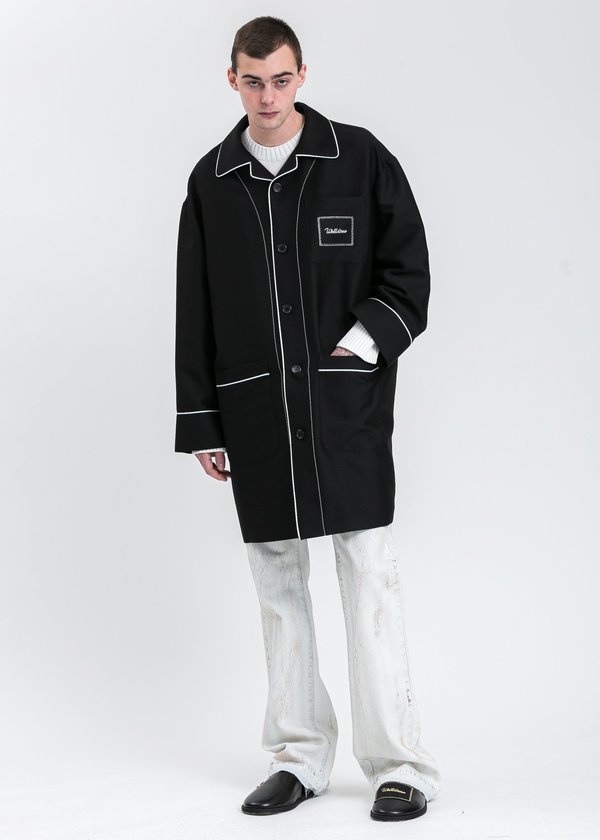 we11done Pyjama Coat - Black | Garmentory