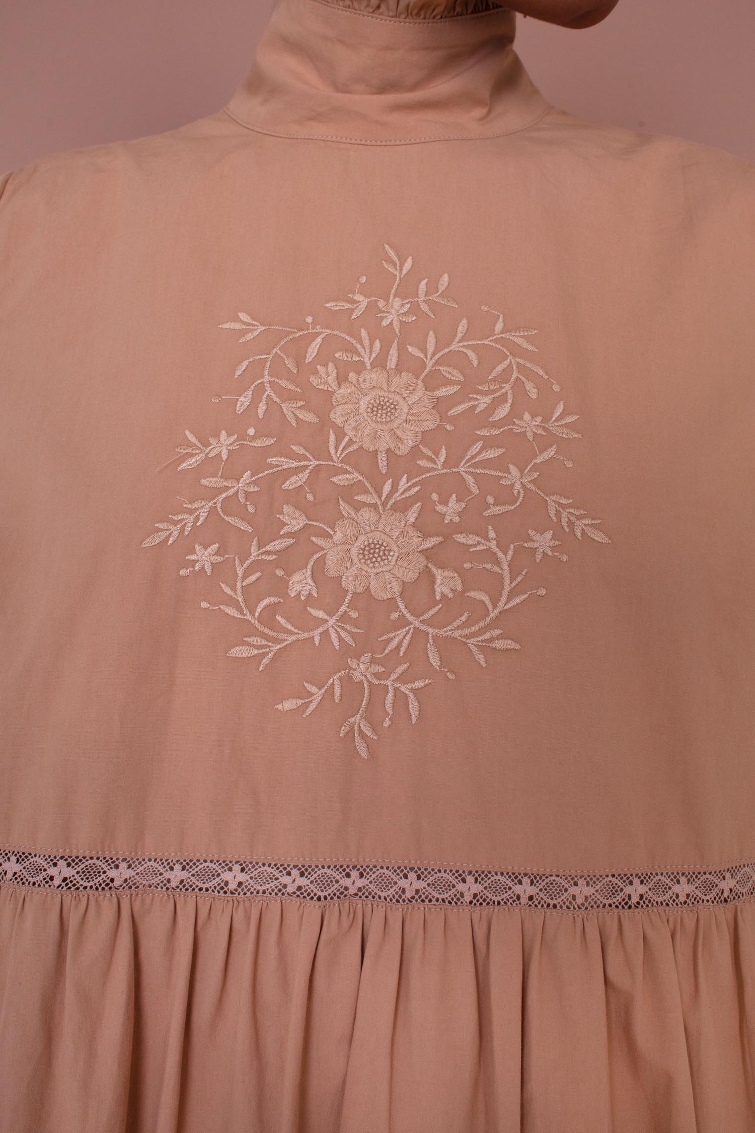 Meadows Calla Dress - Mushroom | Garmentory