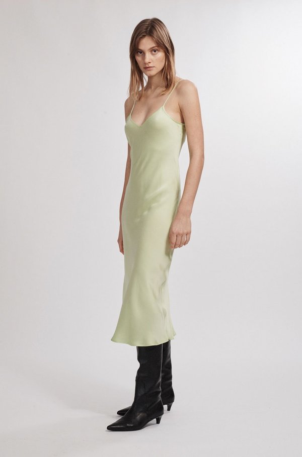 Silk Laundry 90S SILK SLIP DRESS - LUMINARY | Garmentory