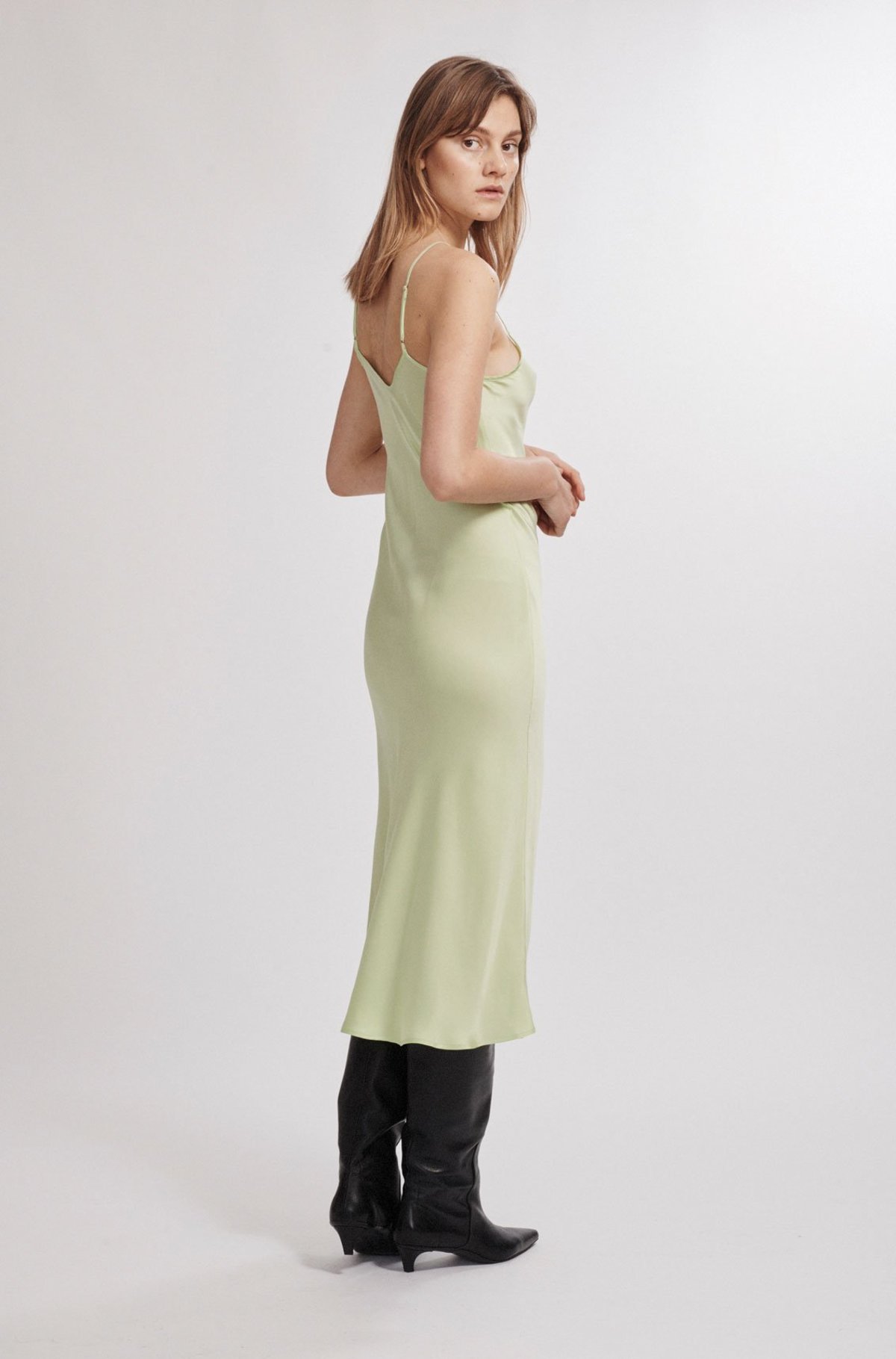 Silk Laundry 90S SILK SLIP DRESS - LUMINARY | Garmentory
