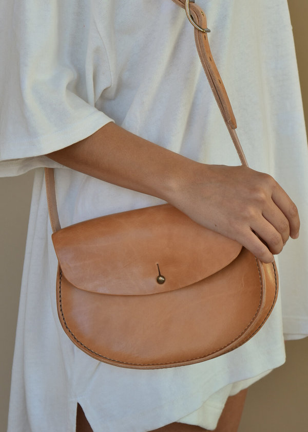 Local Shade Shoulder Bag - Natural Leather | Garmentory