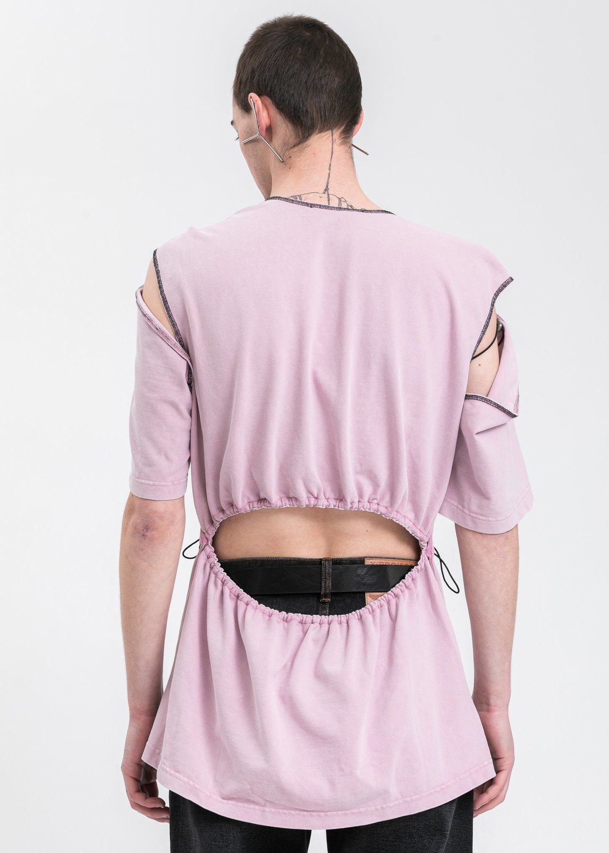 Y/project Convertible Polo - Pink | Garmentory