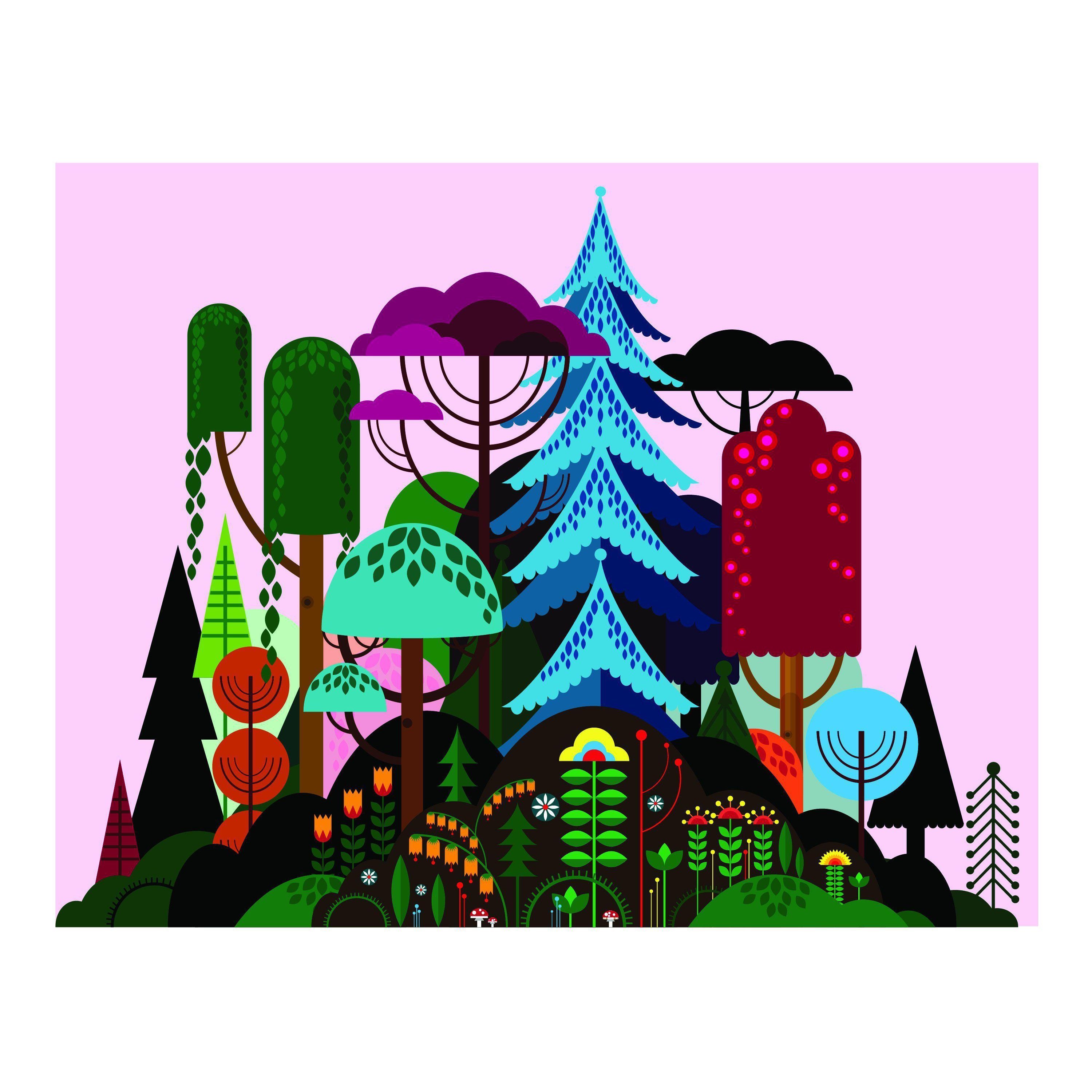 Patrick Hruby Framed Enchanted Forest | Garmentory