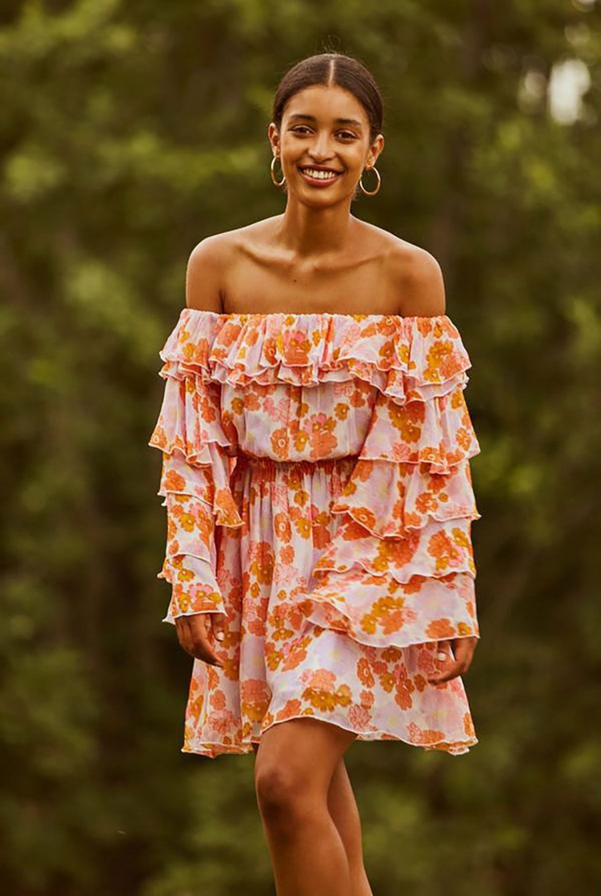 Sundress Tess Short Dress Flowers - Multi | Garmentory