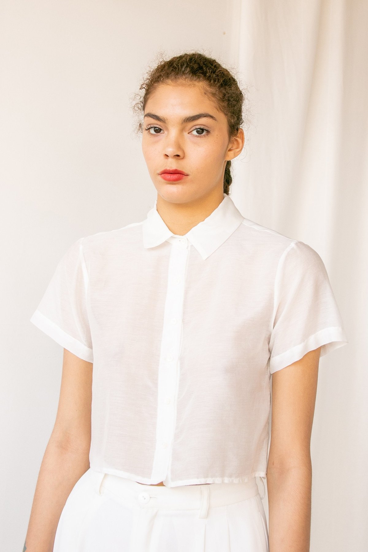 Angie Bauer Neada Top - white | Garmentory