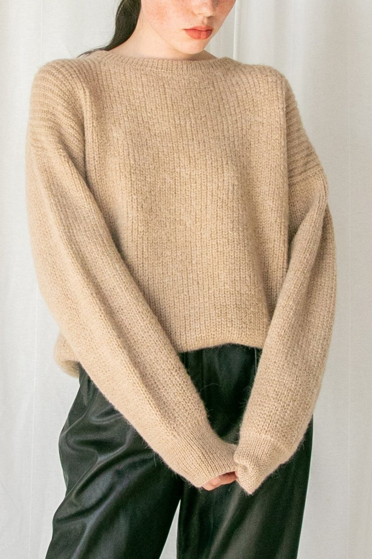 Vintage Alpaca Wool Sweater - Camel | Garmentory