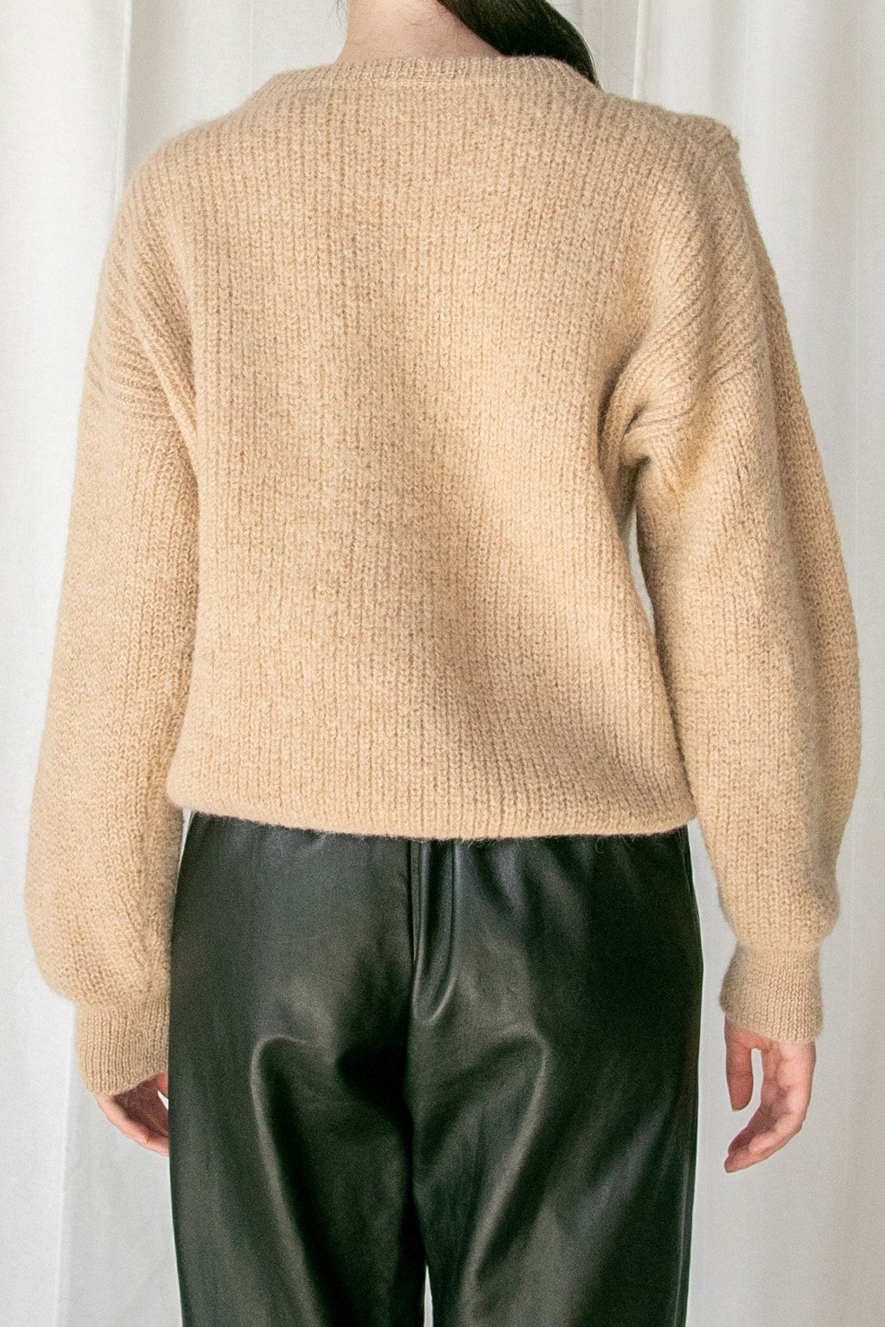Vintage Alpaca Wool Sweater - Camel | Garmentory
