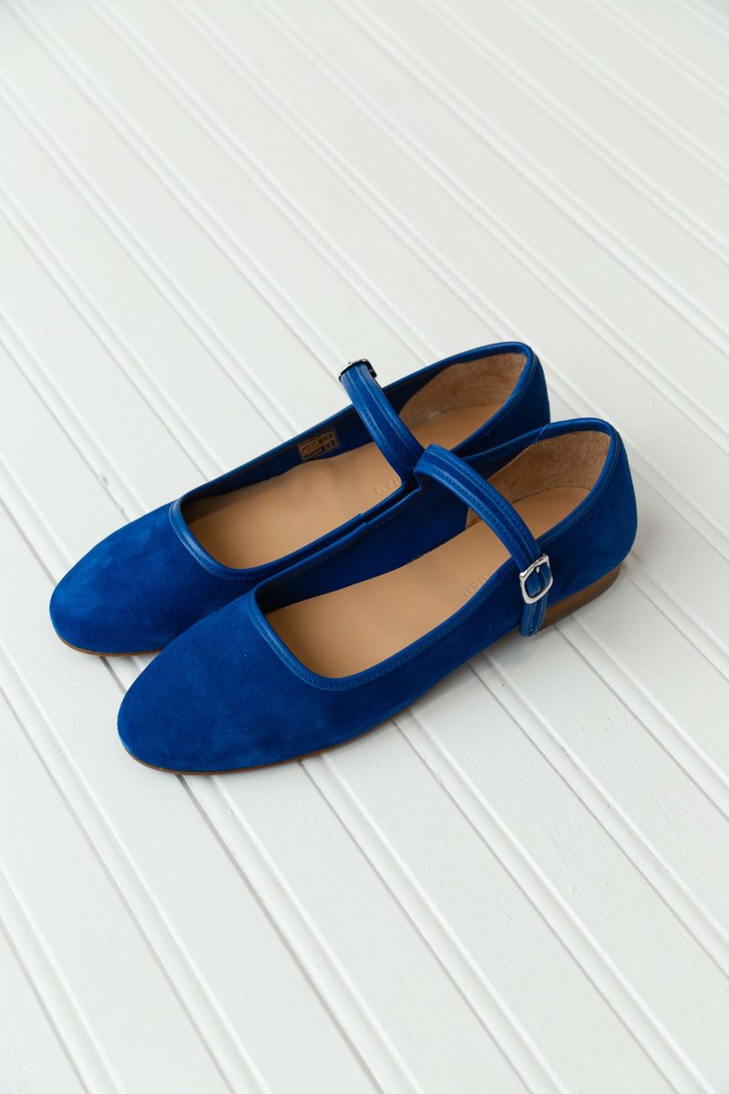 Caron Callahan Ellie Mary Jane - Cobalt Blue | Garmentory