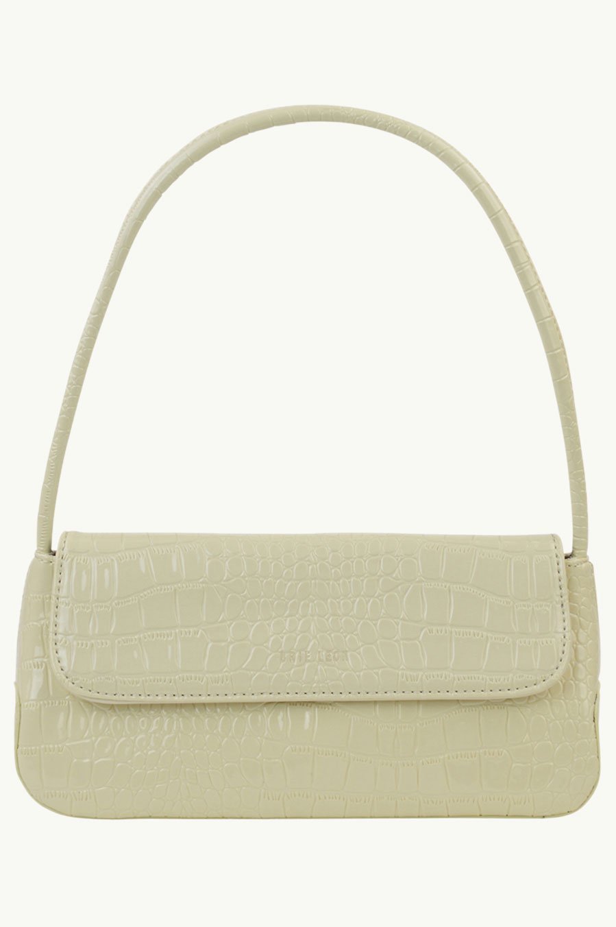 BRIE LEON Camille bag - Oily Croc Bone | Garmentory