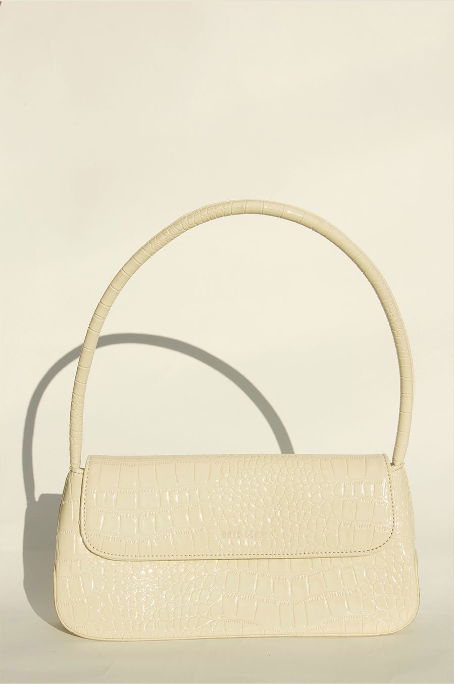 BRIE LEON Camille bag - Oily Croc Bone | Garmentory