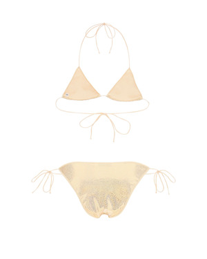 Oseree Microkini Metallic Bikini - Gold | Garmentory