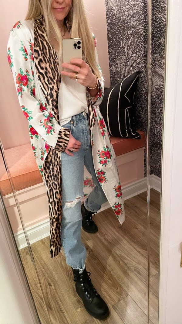 R13 Smoking Robe With Piping | Garmentory