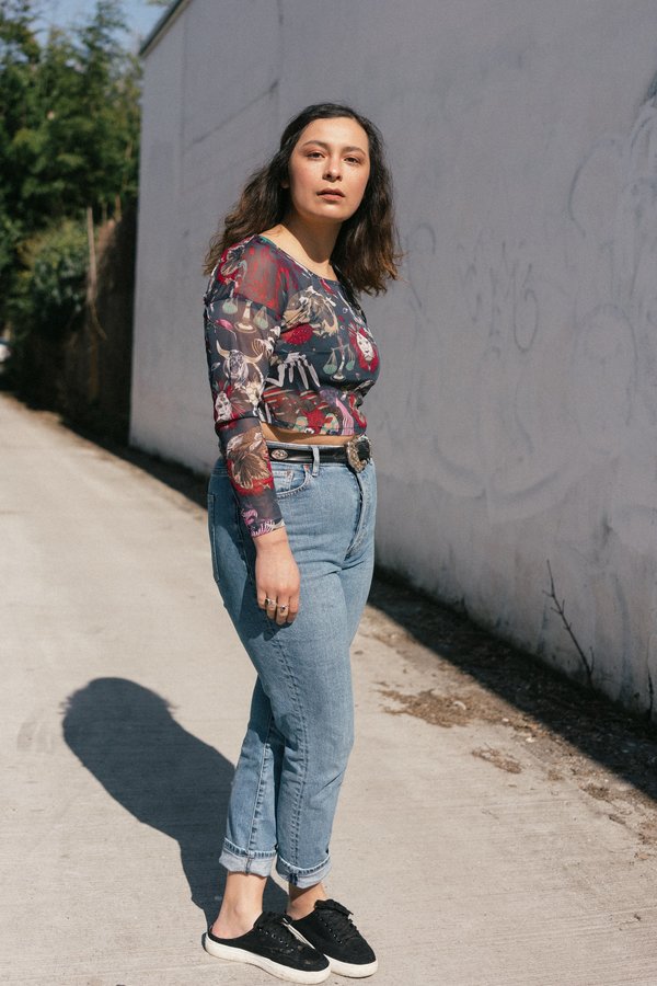 Field Day Shelby Crop Top - Zodiac Mesh | Garmentory