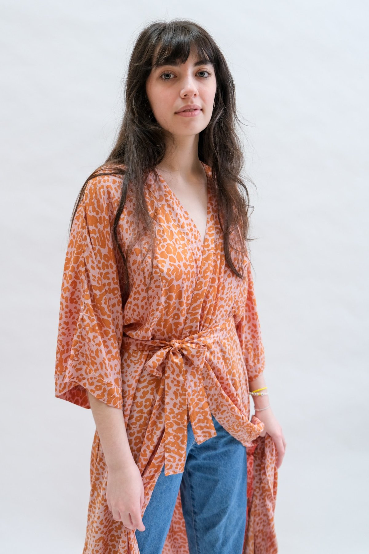 Natalie Martin Georgia Wrap dress - Blush Leopard | Garmentory